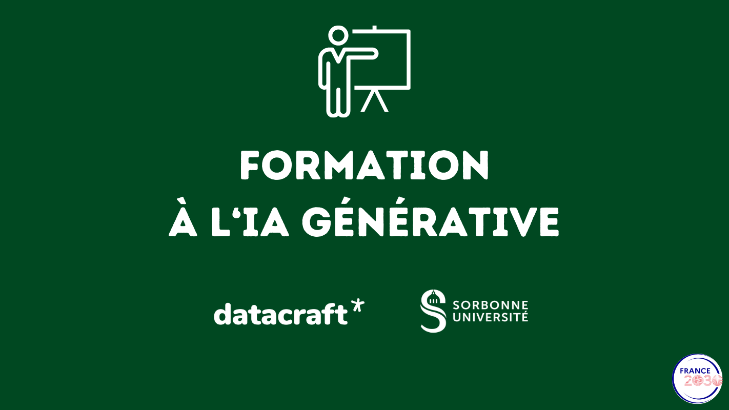 Formation IA generative (GenAI) - datacraft